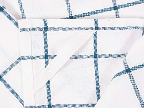 KAF Home Soho Kitchen Dish Towel Set of 10 | 18 x 28 Inch Tea Towels | Soft and Absorbent Mixed Set of Flat Towels (Teal)