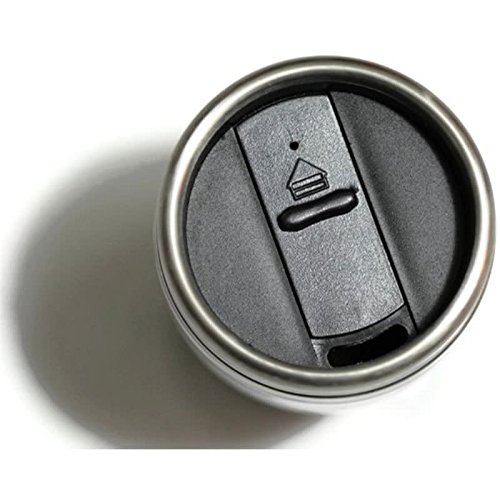 Au-TOMOTIVE GOLD Stainless Steel Travel Mug for Lincoln MKS (Black)