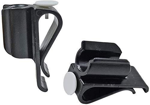 2pcs Golf Bag Clip On Putter Clamp Holder Putting Organizer Club White Ball Marker