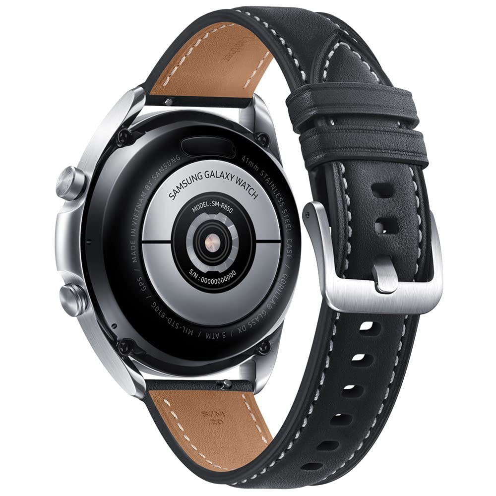 Samsung Galaxy Watch3 2020 Smartwatch (Bluetooth + Wi-Fi + GPS) International Model (Silver, 41mm)