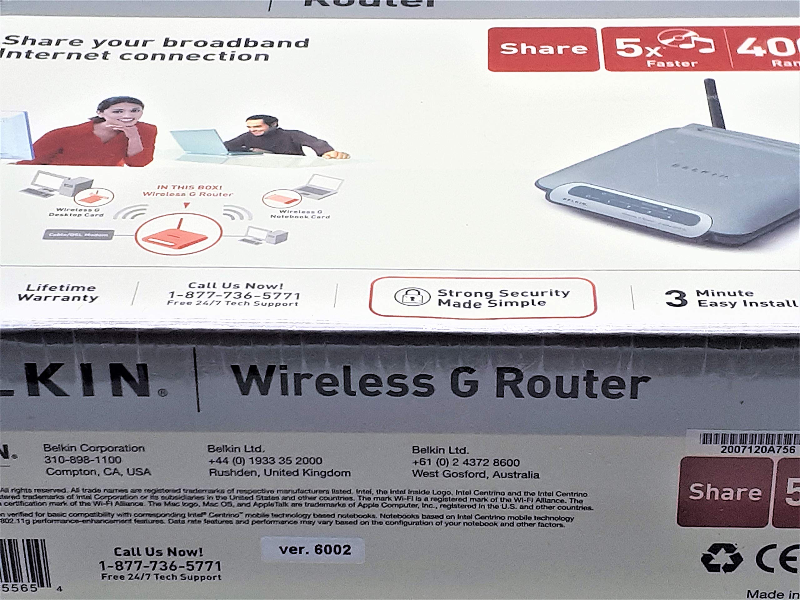 Belkin Wireless-G Router DSL/Cable Gateway