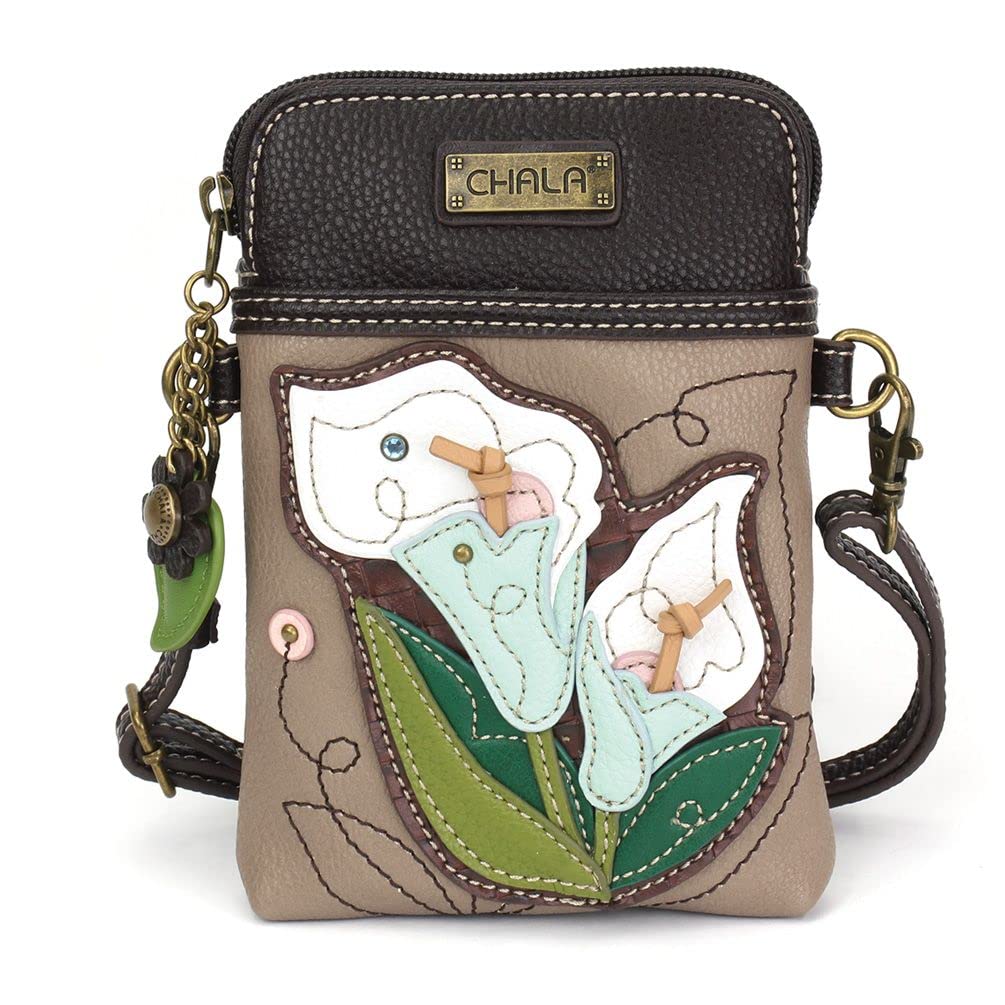 Chala Handbags Calla Lily Cellphone Crossbody Handbag