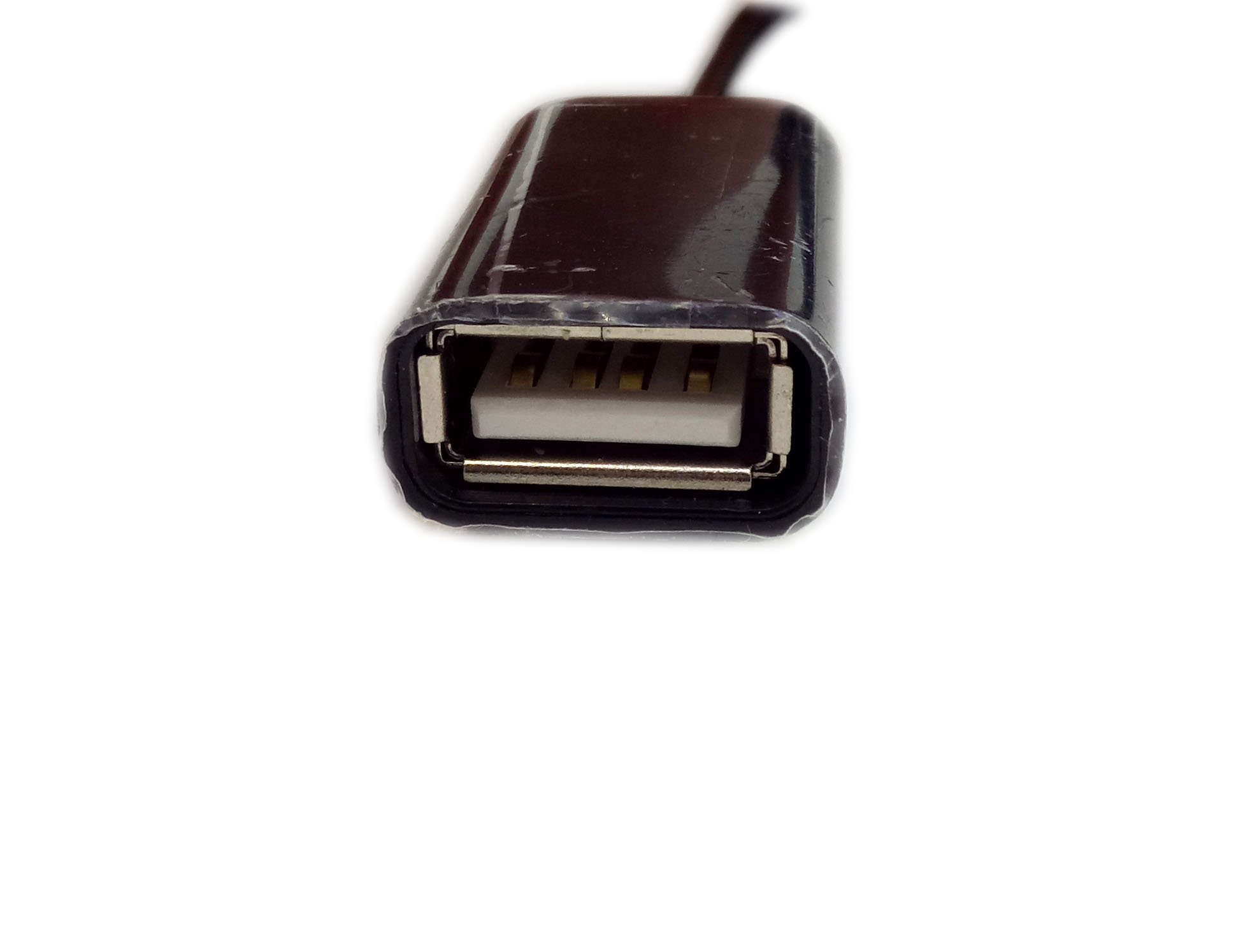 Coiled Spring USB Cable, Qaoquda10FT/3M Spiral Coiled USB 2.0 Male to Female Data Sync & Charge Cable (Black)