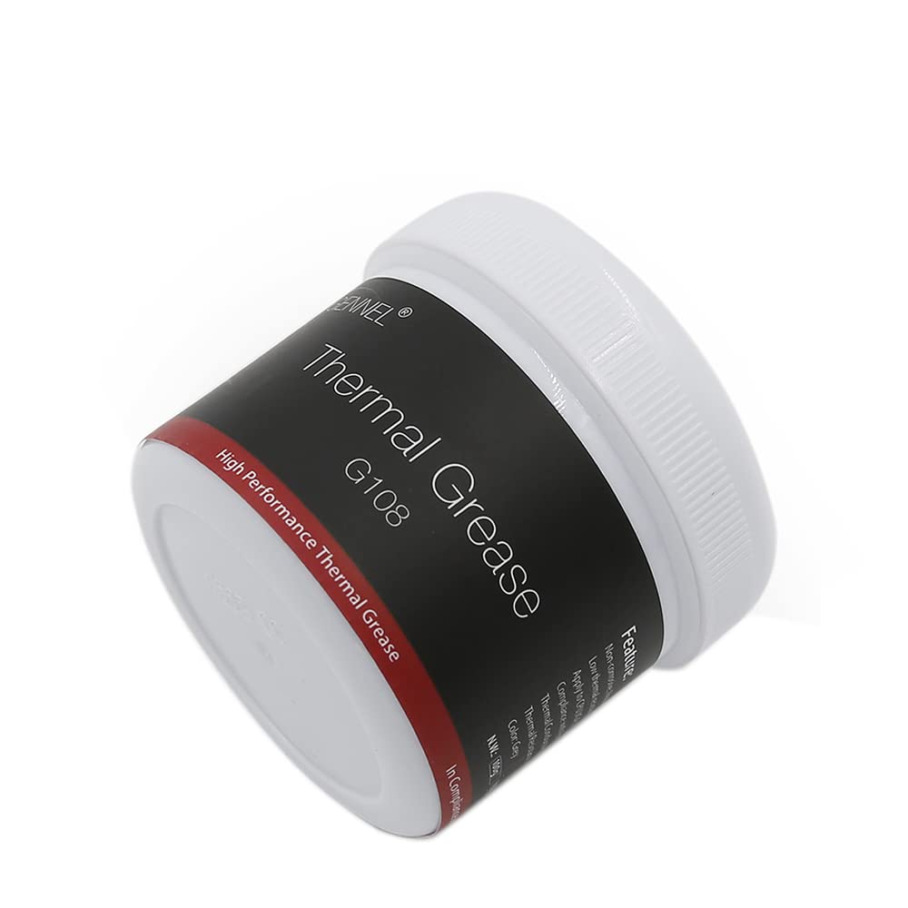 GENNEL G108 100g High Performance Thermal Paste, CPU Heatsink Paste, Thermal Compound, Carbon Based Thermal Conductive Grease for CPU Processor Coolers GPU IC LED Chipset Ovens PS4 PS5 Xbox