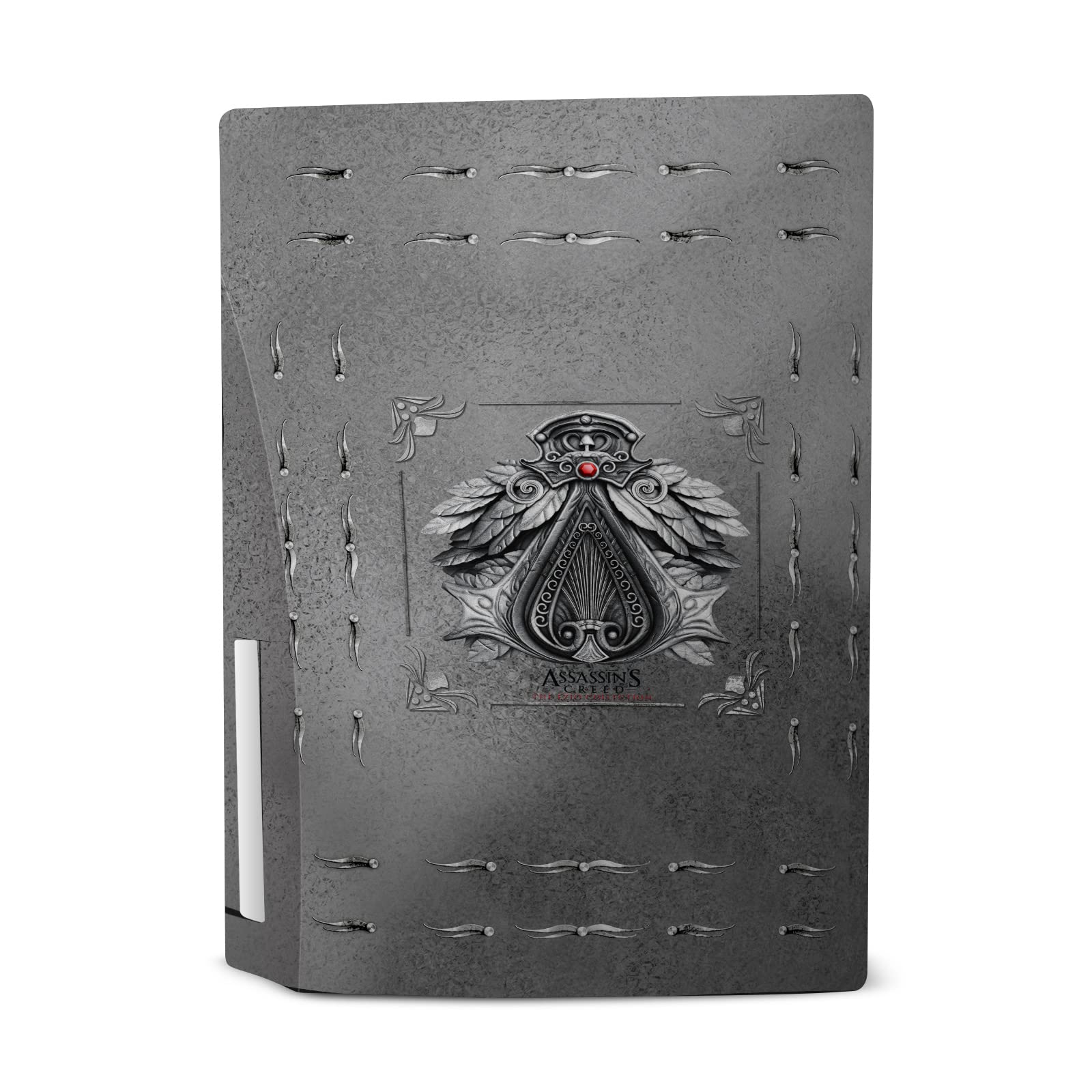 Head Case Designs Officially Licensed Assassin's Creed Belt Crest Brotherhood Graphics Matte Vinyl Faceplate Sticker Gaming Skin Decal Cover Compatible With Sony PlayStation 5 PS5 Disc Edition Console