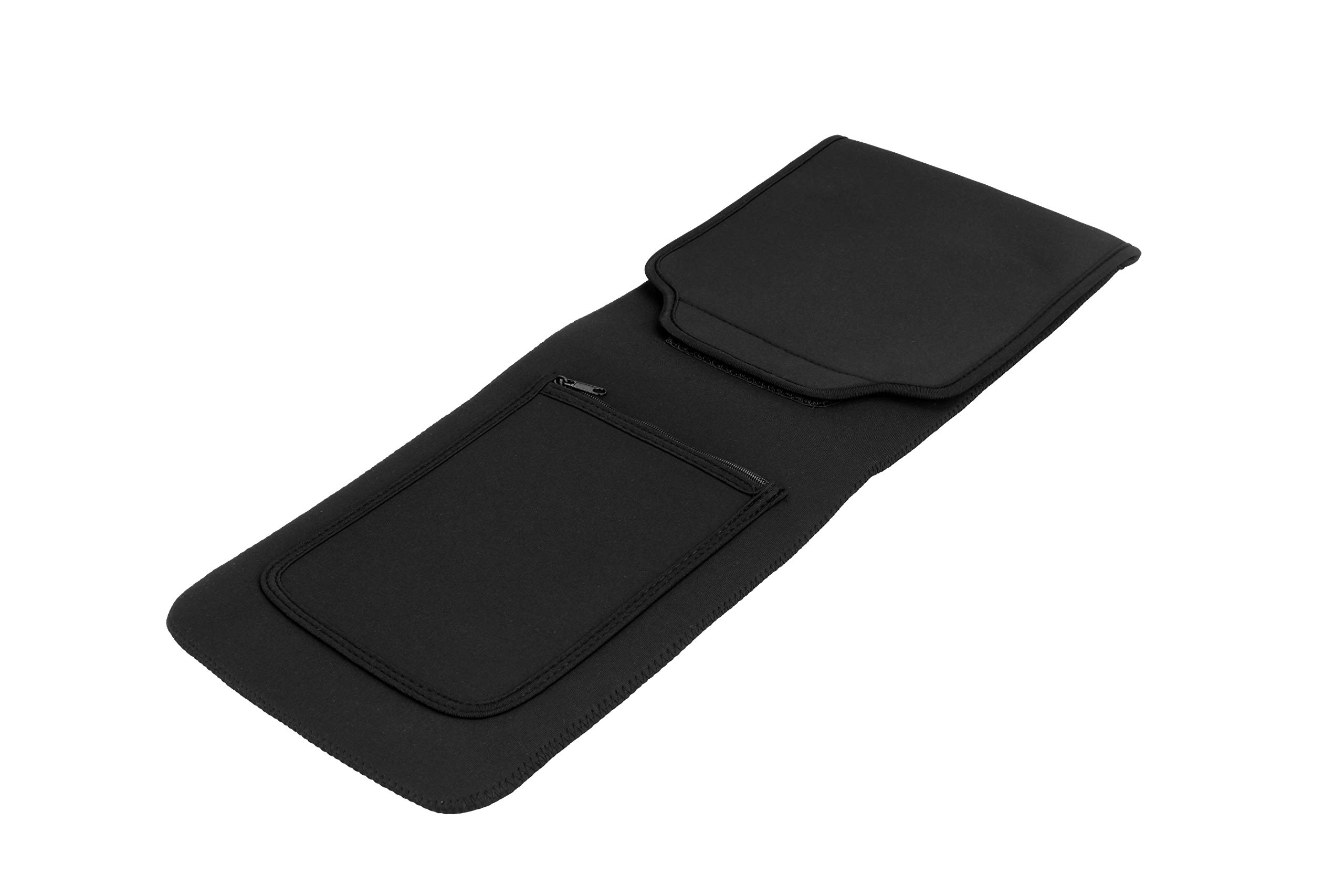 KuRoKo Keyboard Neoprene Sleeve Case(up to 18 Inches), with Wireless Mouse Storage & Cable and Charger Pouch (Black)