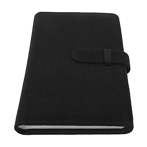 3 Inch Photo Folder, Delicate Texture Felt Covering Paper Photo Holder 96 Pieces Capacity Lock Design for Storing and Displaying