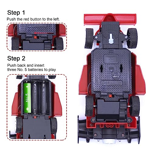 AISYAH Remote Control Car - Spray Car with Lights Control Car, Red Drift Racing Sport Control Cars Toy, Remote Control Car for Boys 8-12, 6 Year Old Boy Gifts