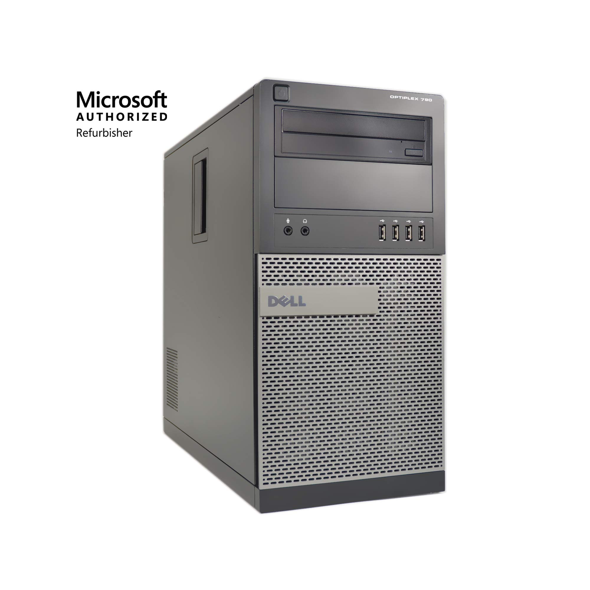 Dell 790 Tower, Core i5-2400 3.1GHz, 8GB RAM, 500GB Hard Drive, DVDRW, Windows 10 Pro 64bit (Renewed)
