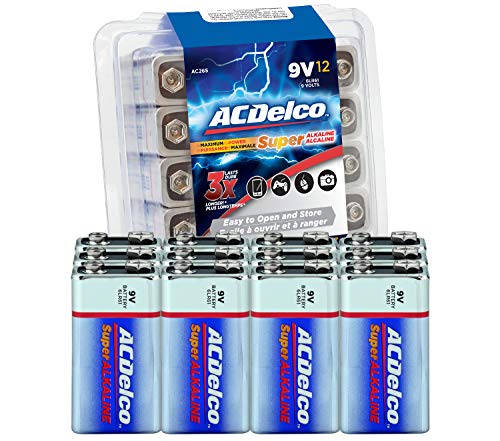Powermax ACDelco 60-Count AAA Batteries + ACDelco 12-Count 9 Volt Batteries