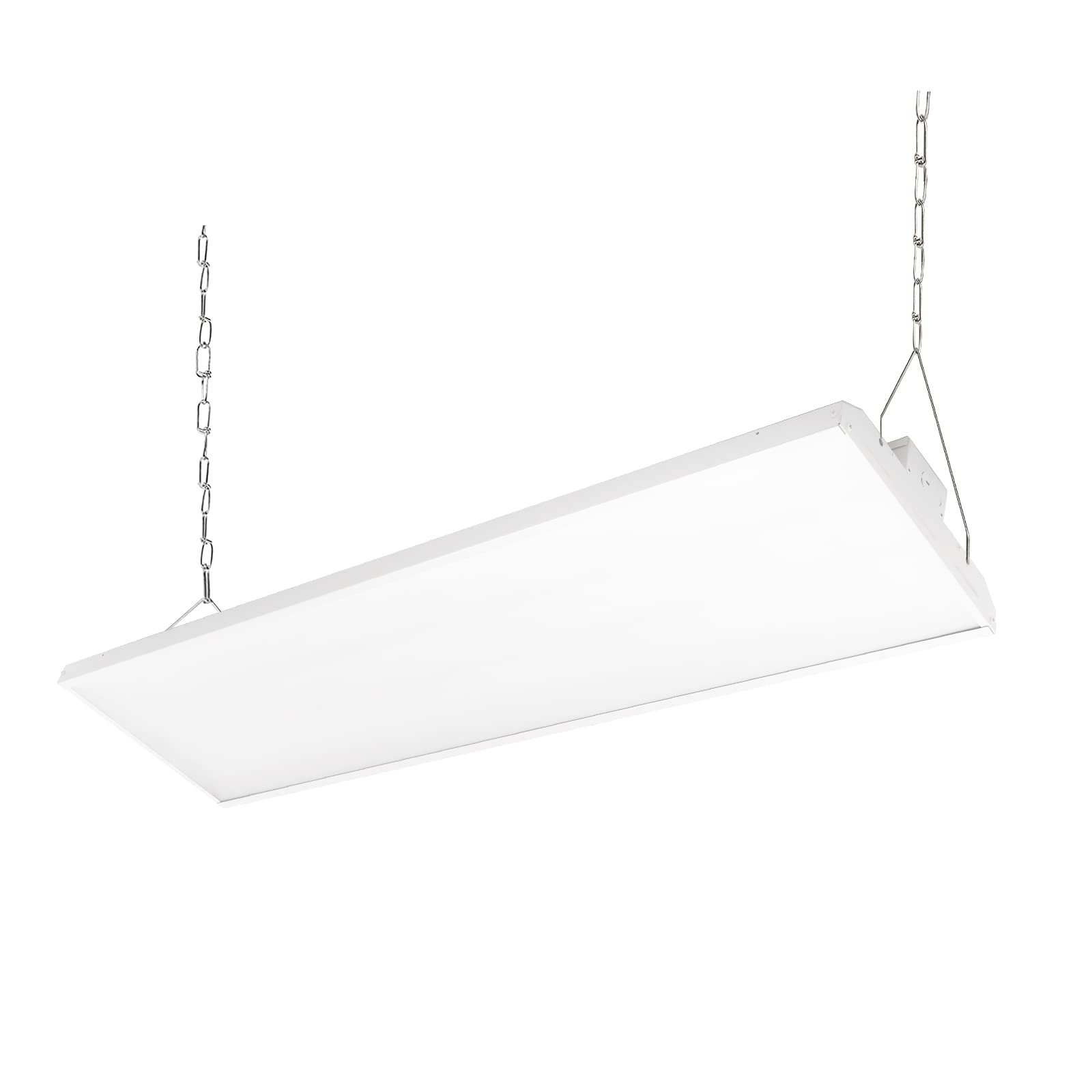 Run Bison 4FT LED Linear High Bay Shop Light, 300W [EqV.1000W] LED Shop Light Fixture, 40,500lm 135LM/W, 120-277V, 5000K Daylight Linear Hanging Light for Garage Warehouse Workshops, UL&DLC Listed-1PK