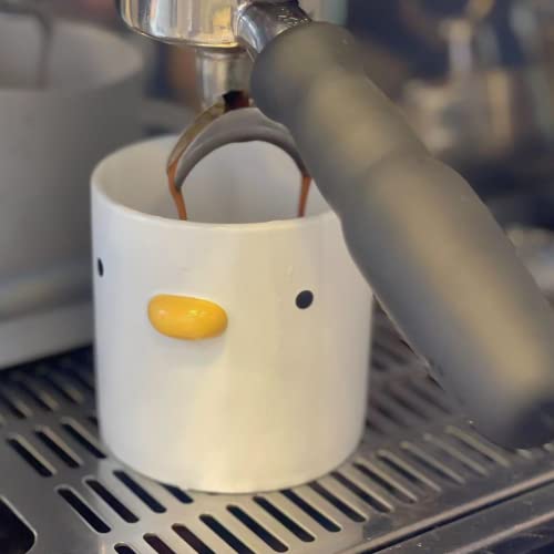 AOUNTRON Coffee Mug 14oz Handcrafted Ceramic Duck Shaped Cute mugs with Artisanal Glaze,Funny Mugs,Gift for Coffee Lovers and Collectors