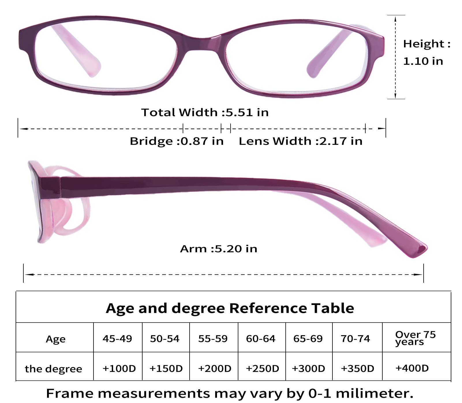 3 Pack Blue Light Blocking Reading Glasses, Anti Glare Computer Readers +2.25 for Women Men, Ladies Magnification Eyeglasses