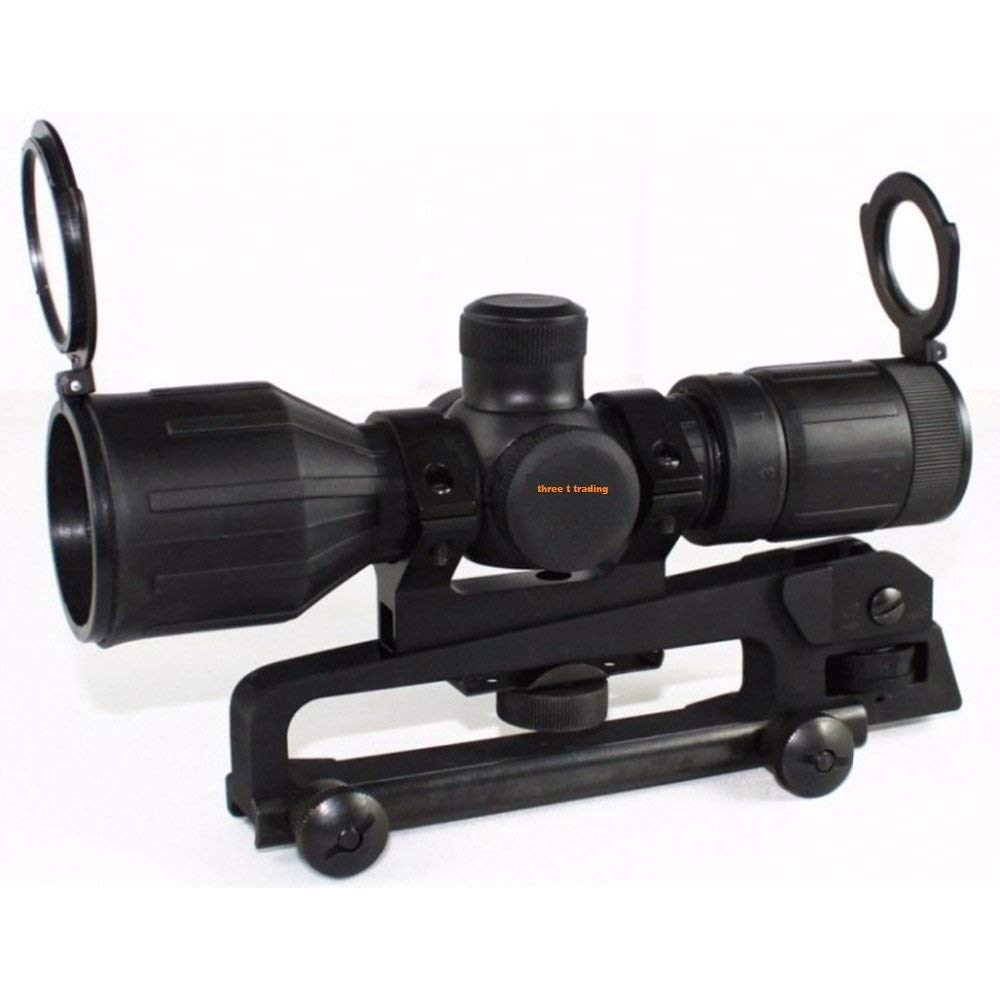 360 Tactical 3-9X40 1" Rubber Coated Heavy Duty Scope RED Green MIL-DOT Hunting Shooting Scope with Mount