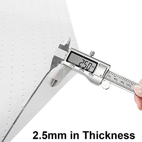PVC Protective Mat for Floor Chair Transparent Home Office Carpet Desk Chair Protector with Lip for Standard Low and Medium Pile Carpets(48" x 36" x 0.08")