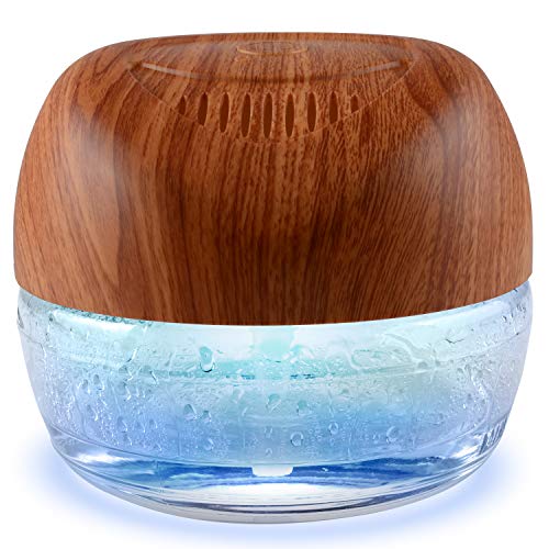 ap airpleasure Water-Based Purifier Air Washer, Revitalizer with 6 Colorful lights- Plus Lavender, Orange, Citronella,Lemon, Breathe Easy, Jasmine & Camellia, 10ml Each