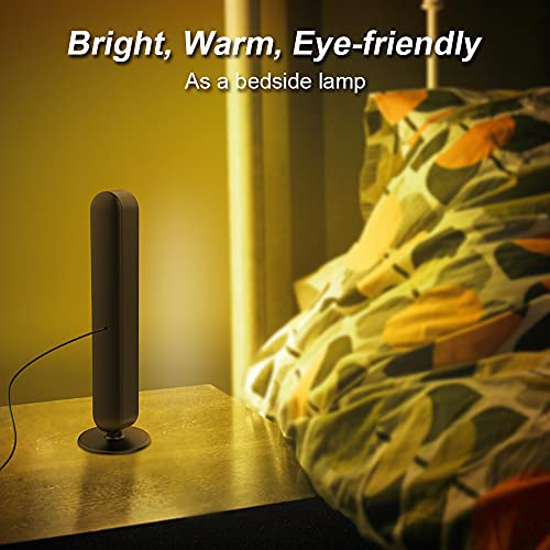 APEKX Indoor RGB LED Light Bar for Game Room, Bookshelf, TV Stand Decor with Remote - Black