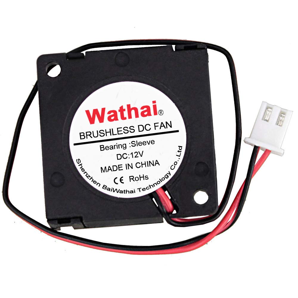 2Packs Wathai 30x30x10mm Brushless Turbo Blower Cooling Fan 30mm 12V ¡­