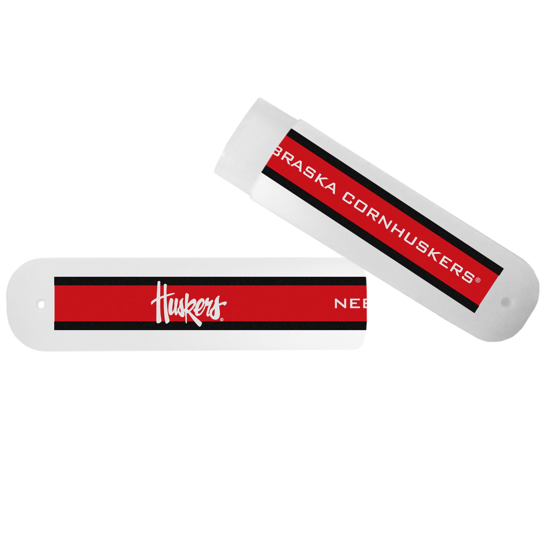 Siskiyou Sports NCAA Nebraska Cornhuskers Unisex Travel Set Toothbrush and Travel Case White One Size
