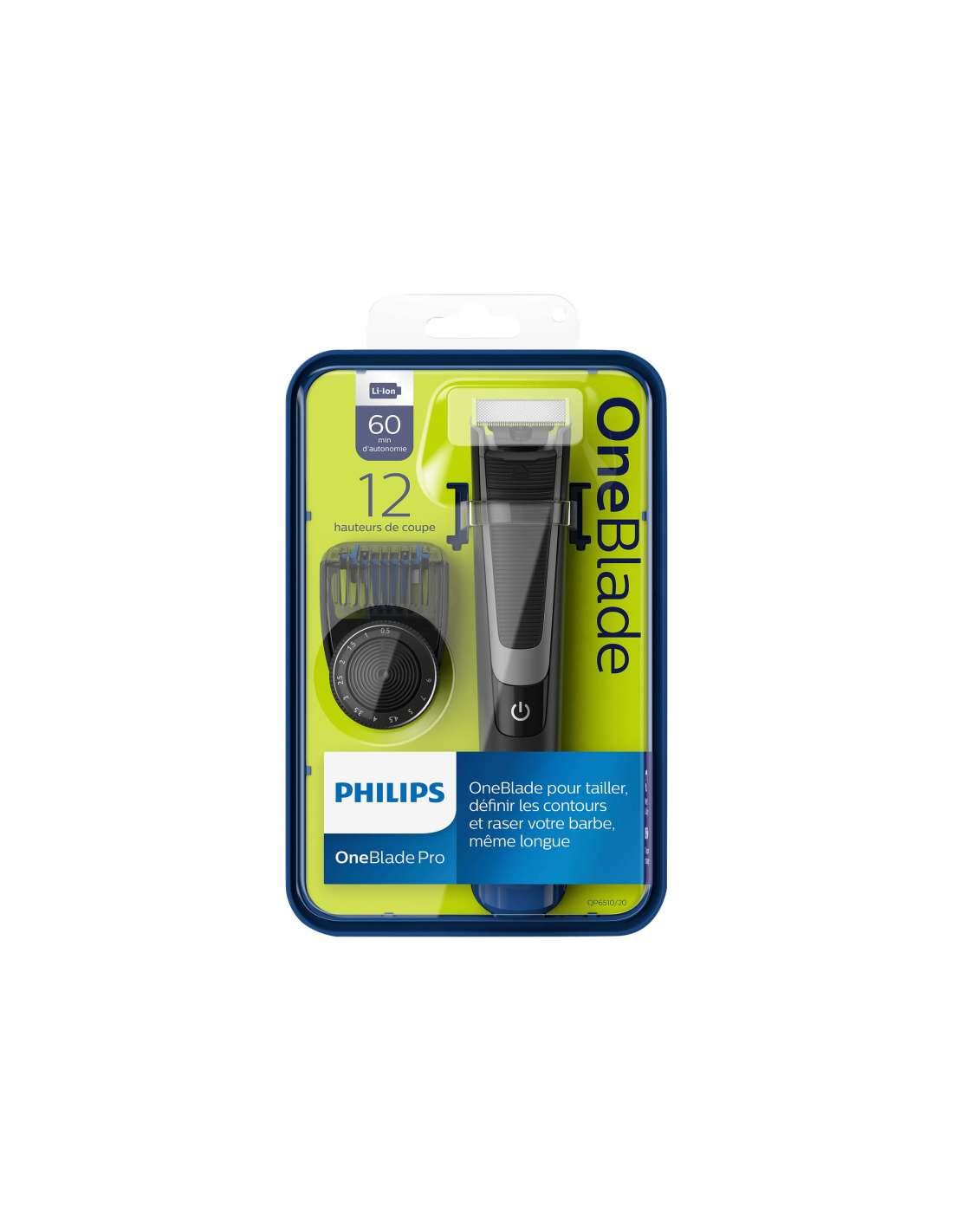 Philips Hybrid 3 in 1 Shaver for Men ONEBLADE PRO QP6510/20