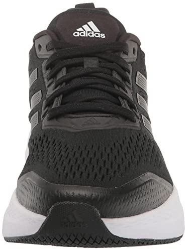 adidas Men's Questar Running Shoe, Black/White/Grey, 10.5
