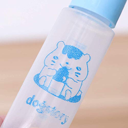 ISMARTEN Pet Milk Feeding Bottle Nurser Bottle Nursing Feeding Bottle Water Milk Feeder for Puppy Squirrel Kittens Hamster 4pcs