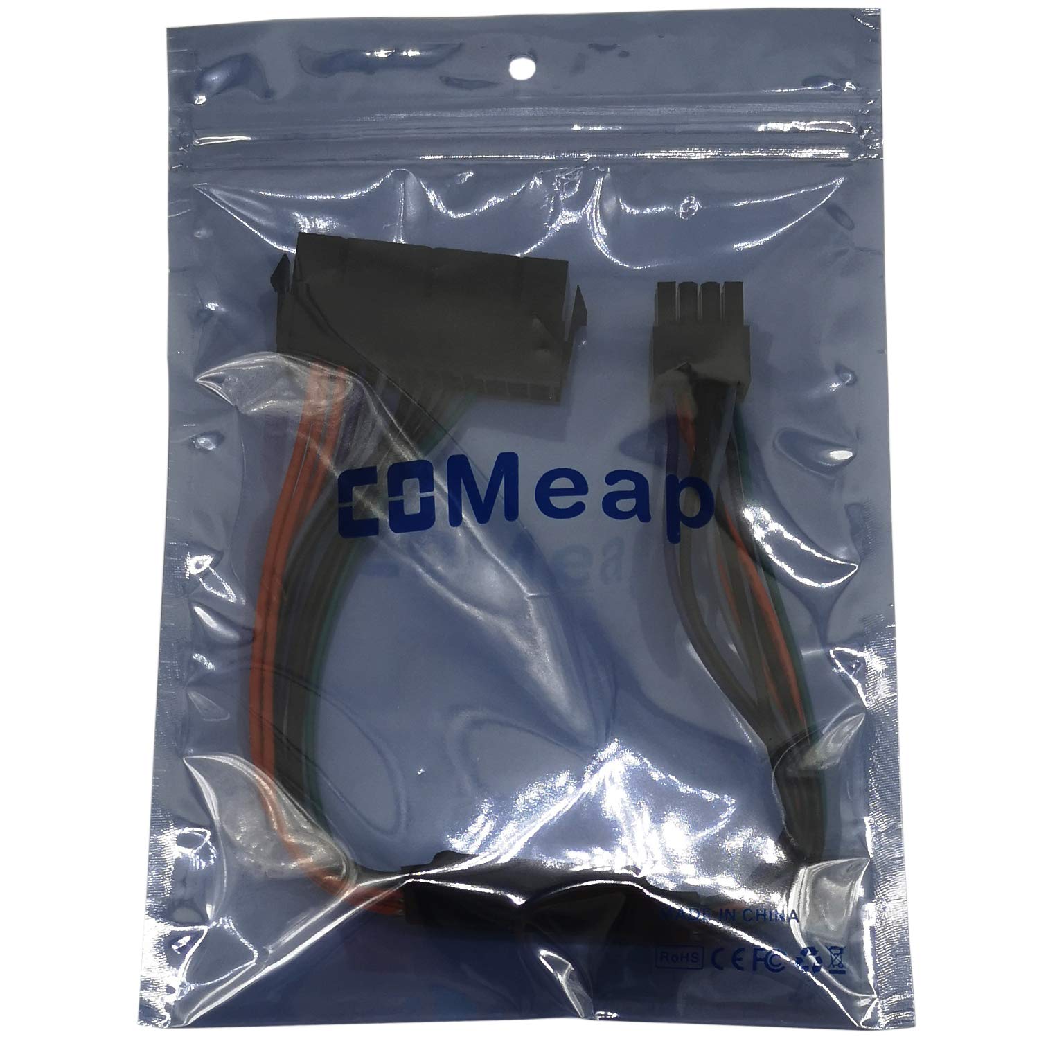 COMeap 24 Pin to 8 Pin ATX PSU Power Adapter Cable Compatible with DELL Optiplex 3020 7020 9020 Precision T1700 12-inch(30cm)