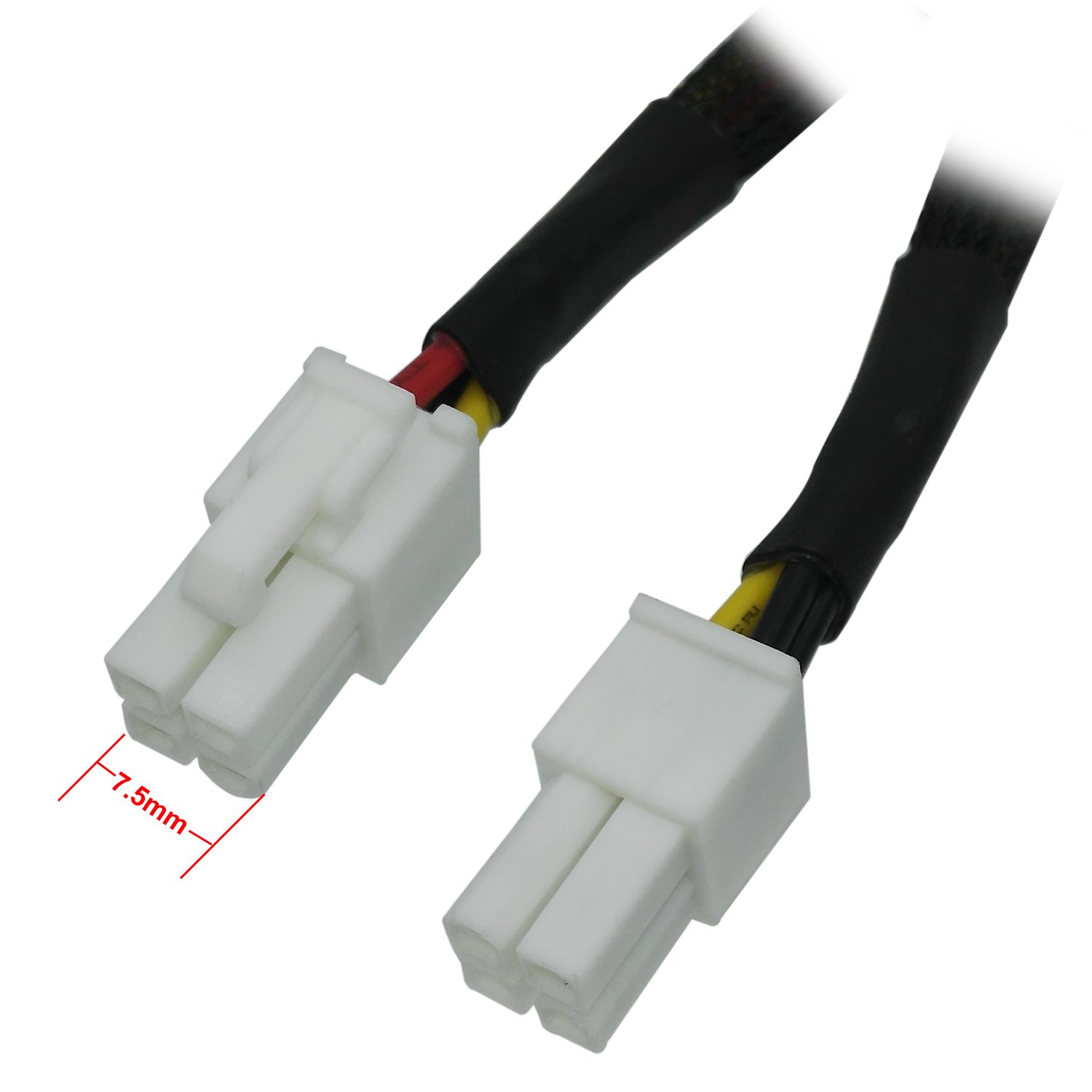 COMeap (3-Pack) SATA Power Cable for Lenovo Motherboard, ATX 4 Pin to SATA Hard Drive HDD Power Adapter Extension 12-inch(30cm)