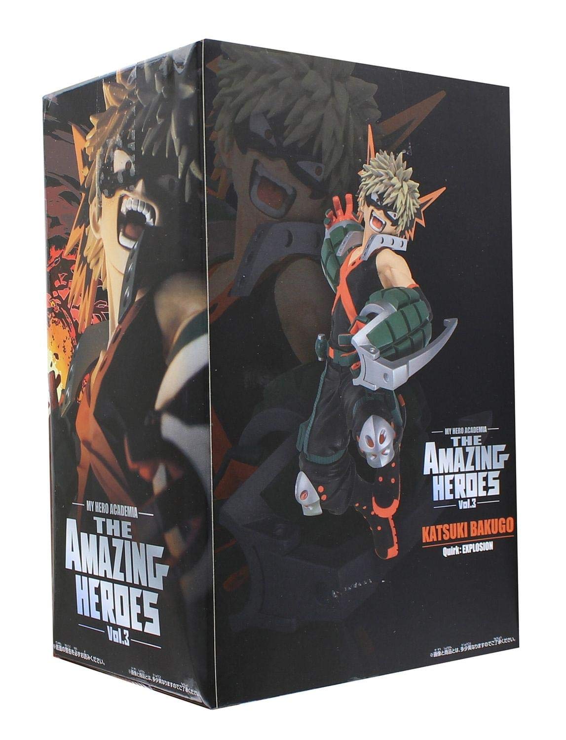 Banpresto 39122 My Hero Academia The Amazing Heroes Vol. 3 Katsuki Bakugo Figure