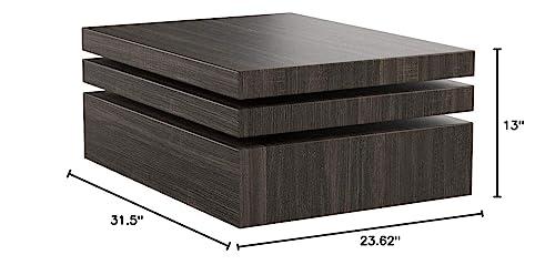 Christopher Knight Home Modernesque Rotating Coffee Table, Black