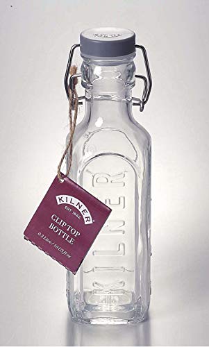 KILNER 25005 Clip Bottle, 10.1 fl oz (300 cc), Clear