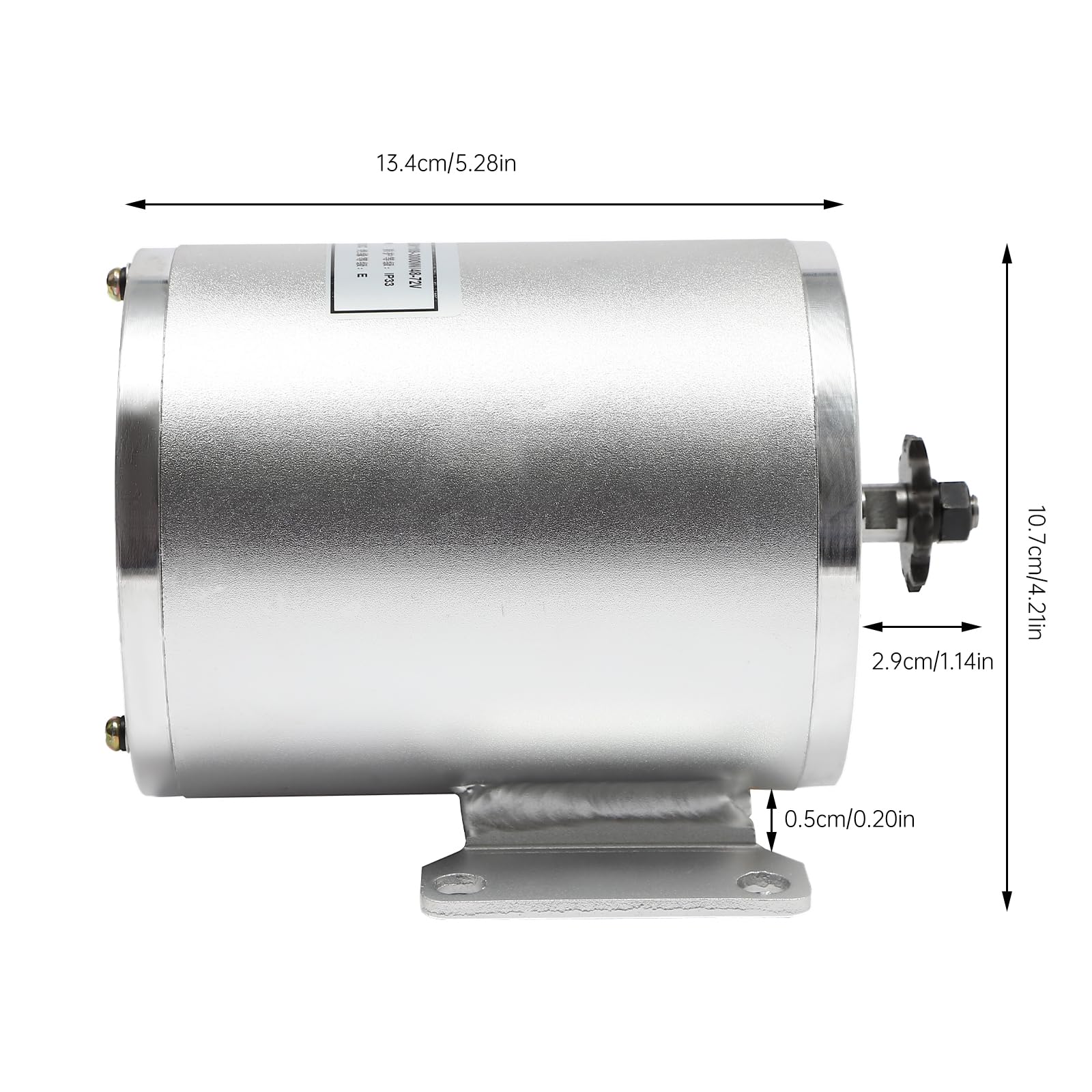 36V 800W Brushed Motor & Controller & Throttle Grip Kit Kit 2800RPM E-Bike Conversion Kit for Tricycle Electric Bicycle Electric Scooter Go Kart Bicycle