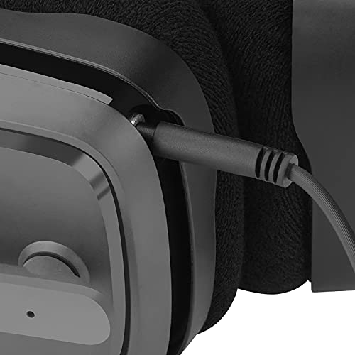 GEEKRIA Audio Cable Compatible with Astro A40 tr, A40, A30, A10 Gen 2, A10 Gaming Headsets Cable / 5 Steps to 4 Steps, 3.5mm to 3.5mm Male AUX Replacement Cord (6 ft/1.7 m)