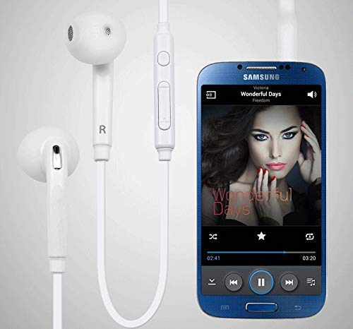 3.5mm Headphones, (2 Pack) Aux Wired in-Ear Earphones/Earbuds with Mic and Remote Control Compatible with Galaxy S10 S9 S8 S7 S6 Edge + Note9 8 7 6 5 and More Android Devices