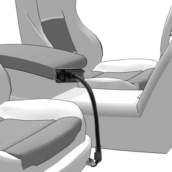 Arkon Mounts - Car Seat Rail Phone or Tablet Mount | Flexible Positioning | 22" Gooseneck | 360° Adjustability | Tablet Holder fits iPhone, Galaxy, Note and more | Up to 8" Screen Size
