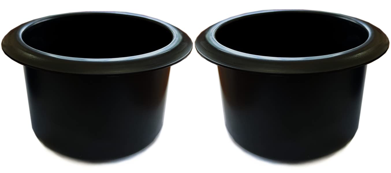 2PCS Plastic Cup Holder Sofa Couch Boat Table Cup Holder Replacement Drop in Cup Holder for Boat Truck Car Sofa Recliner Poker Table