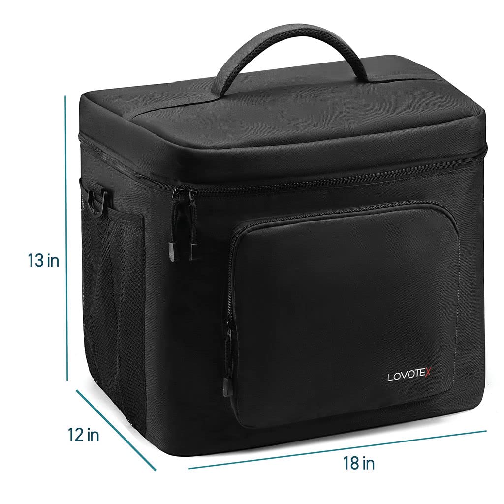 3X Large Insulated Lunch Bag, Insulated Lunch Box For Men Lunchbox with 2 Reusable Cooler Ice Packs, Lunch Cooler Lunch Bag for Men Fits 12 Cans