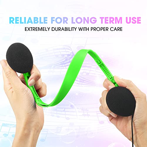 Bulk Headphone Earphones 32 Pack for School Headphones with 3.5 mm Headphone Plug for School Classroom Library Students Kids Children Teen and Adults (Multicolor)