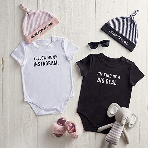 Stephan Baby That's All Collection Influencer Knit Hat, Follow Me on Instagram, Fits 6-12 Months