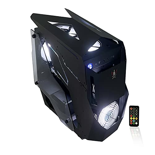Alarco Gaming PC Desktop Computer Intel i5 3.10GHz,8GB Ram,512 GB SSD,Windows 10 pro,WiFi Ready,Video Card Nvidia GTX 650 1GB, 5 RGB Fans with Remote