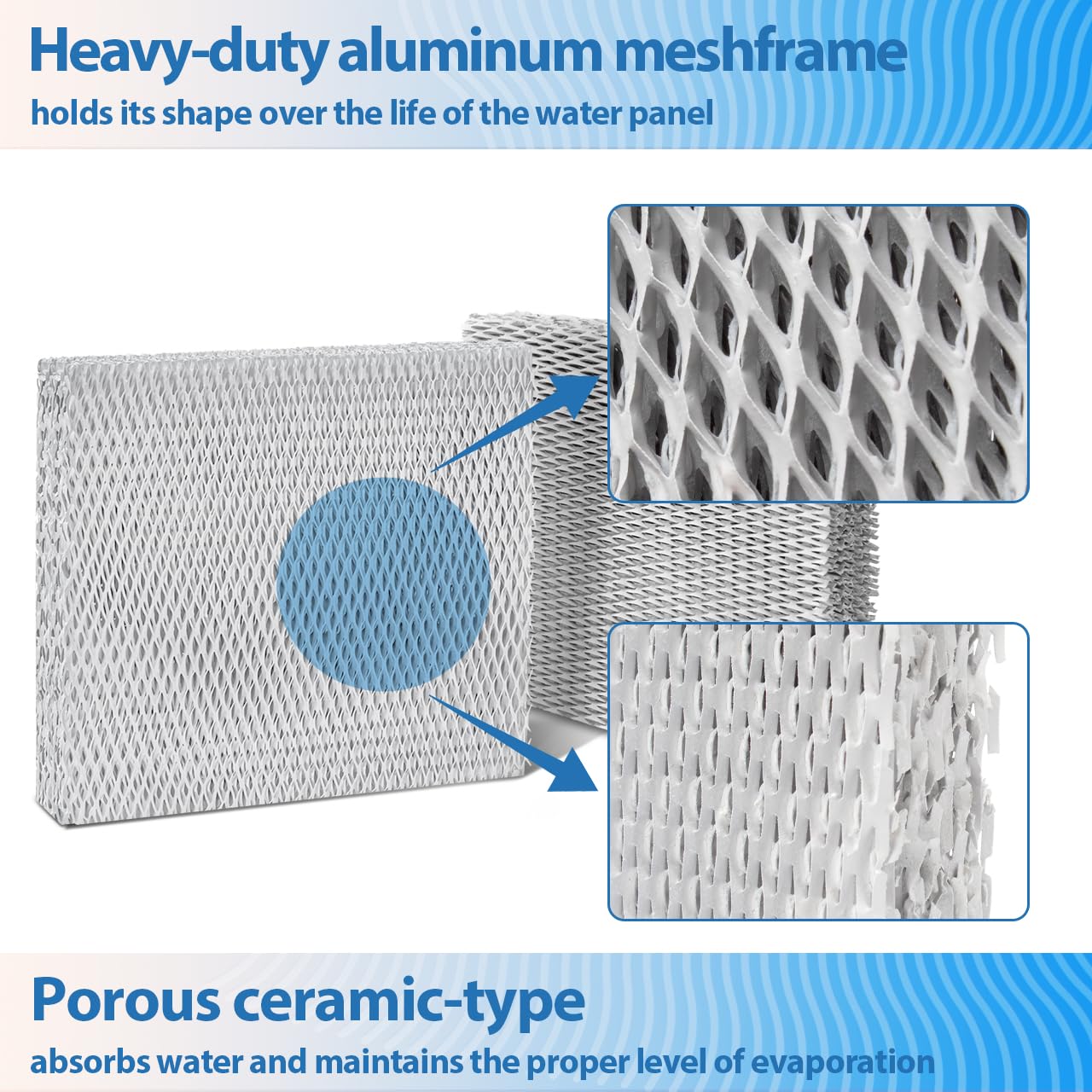 35 Water Panel Humidifier Filter Pad Replacement for Aprilaire 600 600A 600M 700 700A 700M 760 760A 768 350 360 560 560A ; Furnace Humidifier Filter; Honeywell HC26P Whole House Humidifiers (2 Pack)