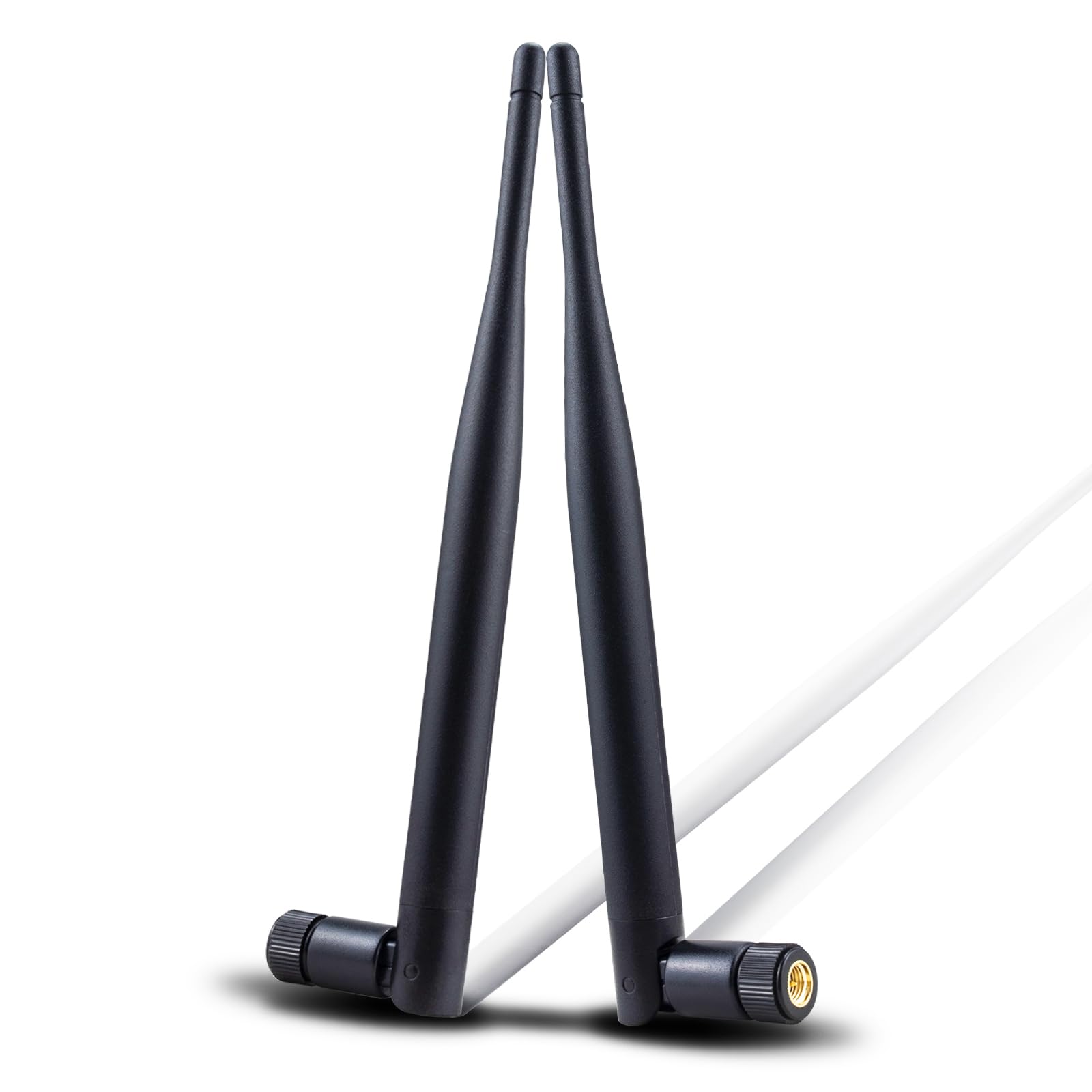 Kaunosta 4G LTE Antenna SMA Male WiFi Antenna Aerial 6DBI Omnidirectional Antenna (2 Pack) for Wireless Network Router Outdoor Security Camera PCI/PCIe Card USB Adapter IP Camera