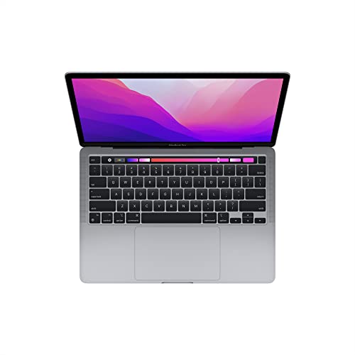 Apple 2022 MacBook Pro M2 Chip (13-inch, 8GB RAM, 512GB SSD Storage) (QWERTY English) Space Gray (Renewed Premium)