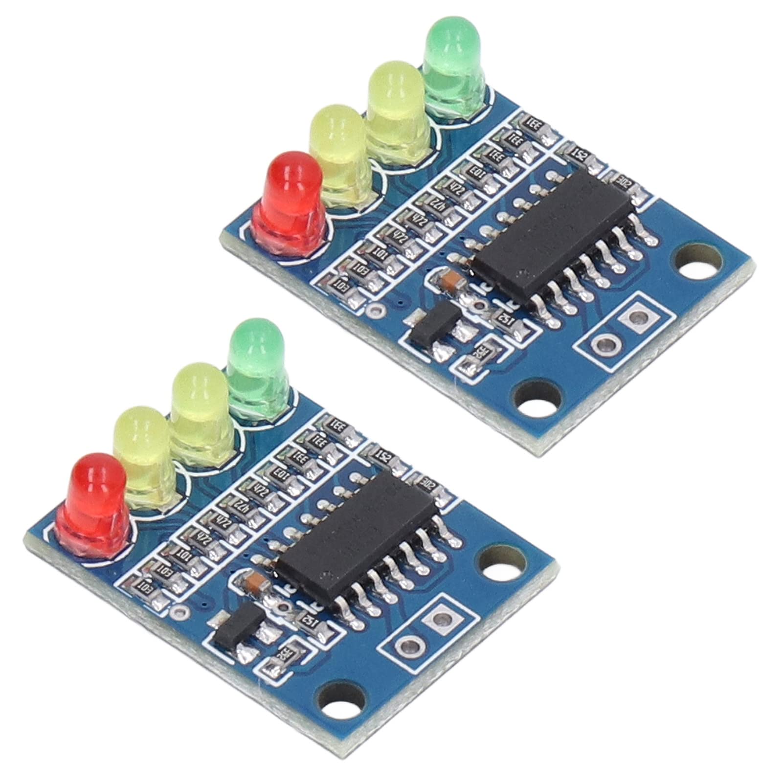 2Pcs Battery Level Indicator Battery Capacity Module Battery Level Indicator Module Module Capacity Tester Board 4 Phase 12V with 4pcs LED