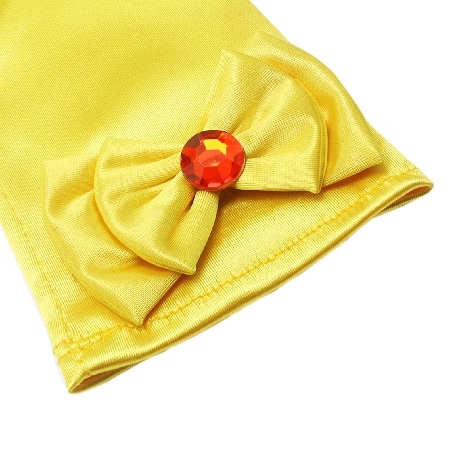 Orgrimmar Princess Dress Up accessories For Belle Gloves Princess Tiara Crown Wand Necklaces For Kids