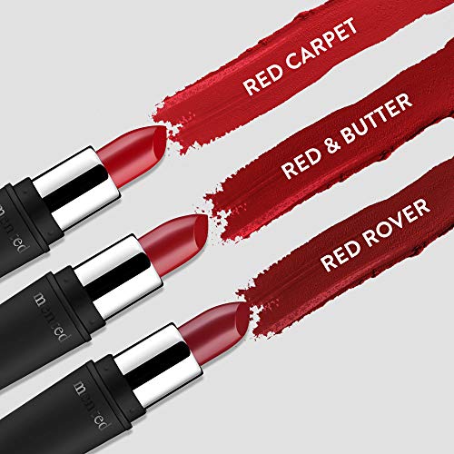 Mented Cosmetics Nude Lipstick for Women, Matte Long-Lasting Lip Stick, 24 Hour Stay Moisturizing Vegan, Paraben & Cruelty-Free, Enhances All Complexions, Perfect for Everyday Makeup, Red Rover