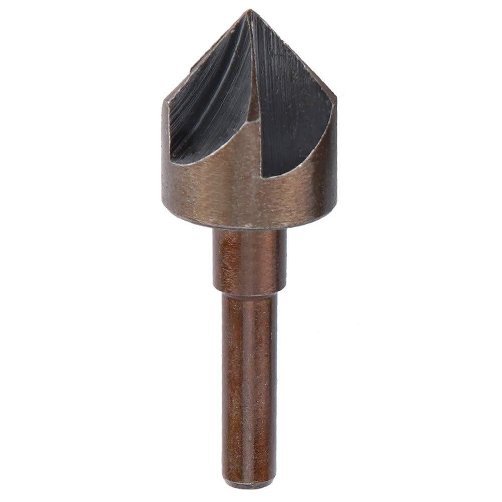 5pcs Countersink Drill Bits Set Five-Edge Chamfering Deburring Tool 1/4" 3/8" 1/2" 5/8" 3/4"
