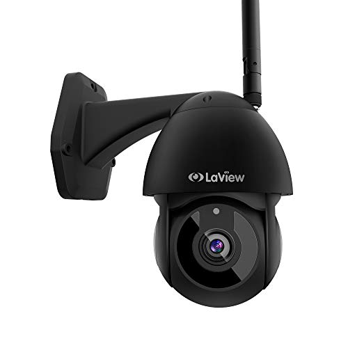 LaView Security Camera Outdoor,1080P HD Wi-Fi Home Security Cameras with Pan/Tilt 360 View,Night Vision,2-Way Audio,IP65,Motion Detection Activity Alert,Easy Set Up,USA Cloud Service with Alexa