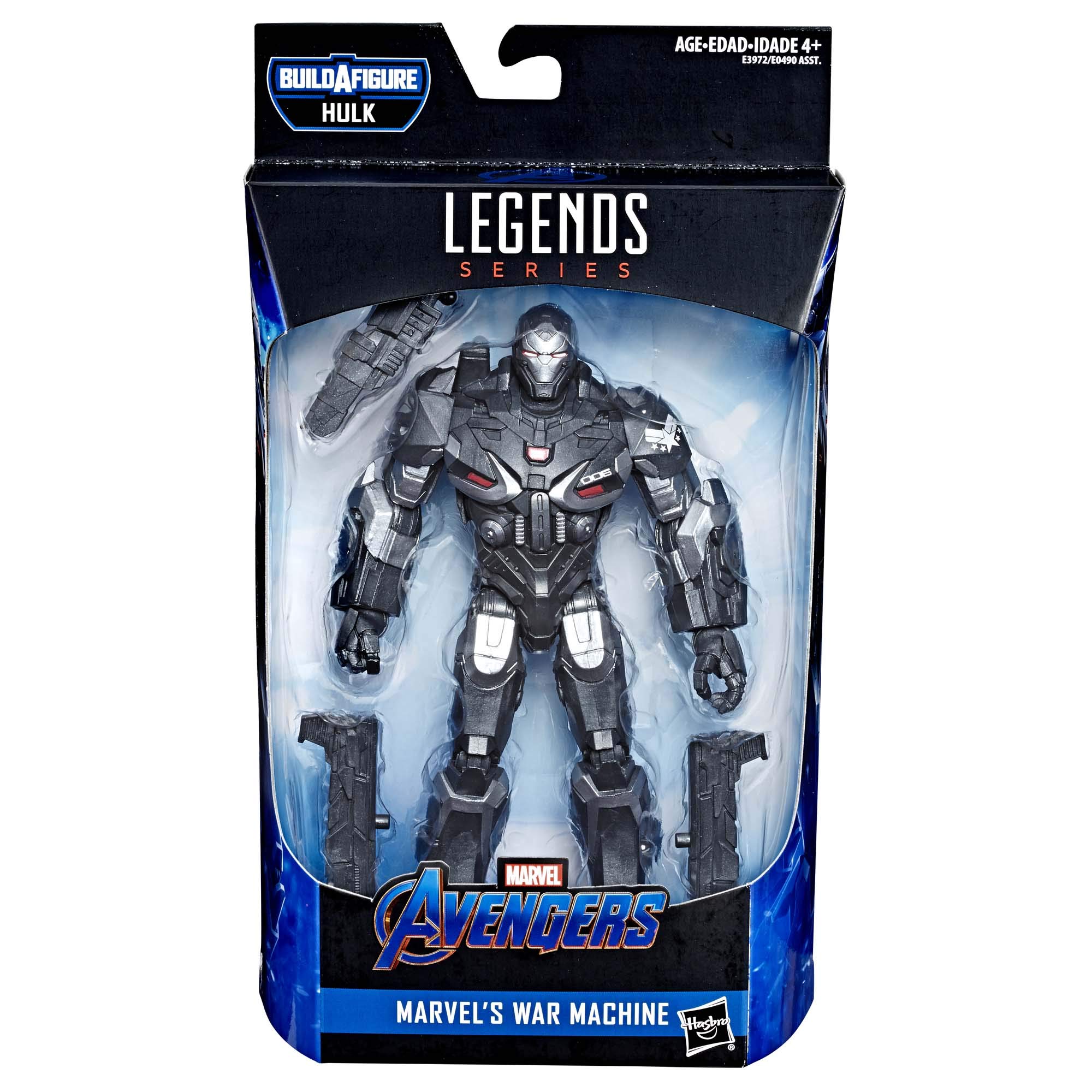 Avengers Marvel Legends Series Endgame Marvel's War Machine 6" Collectible Action Figure Toy for Ages 6 & Up (E3972)