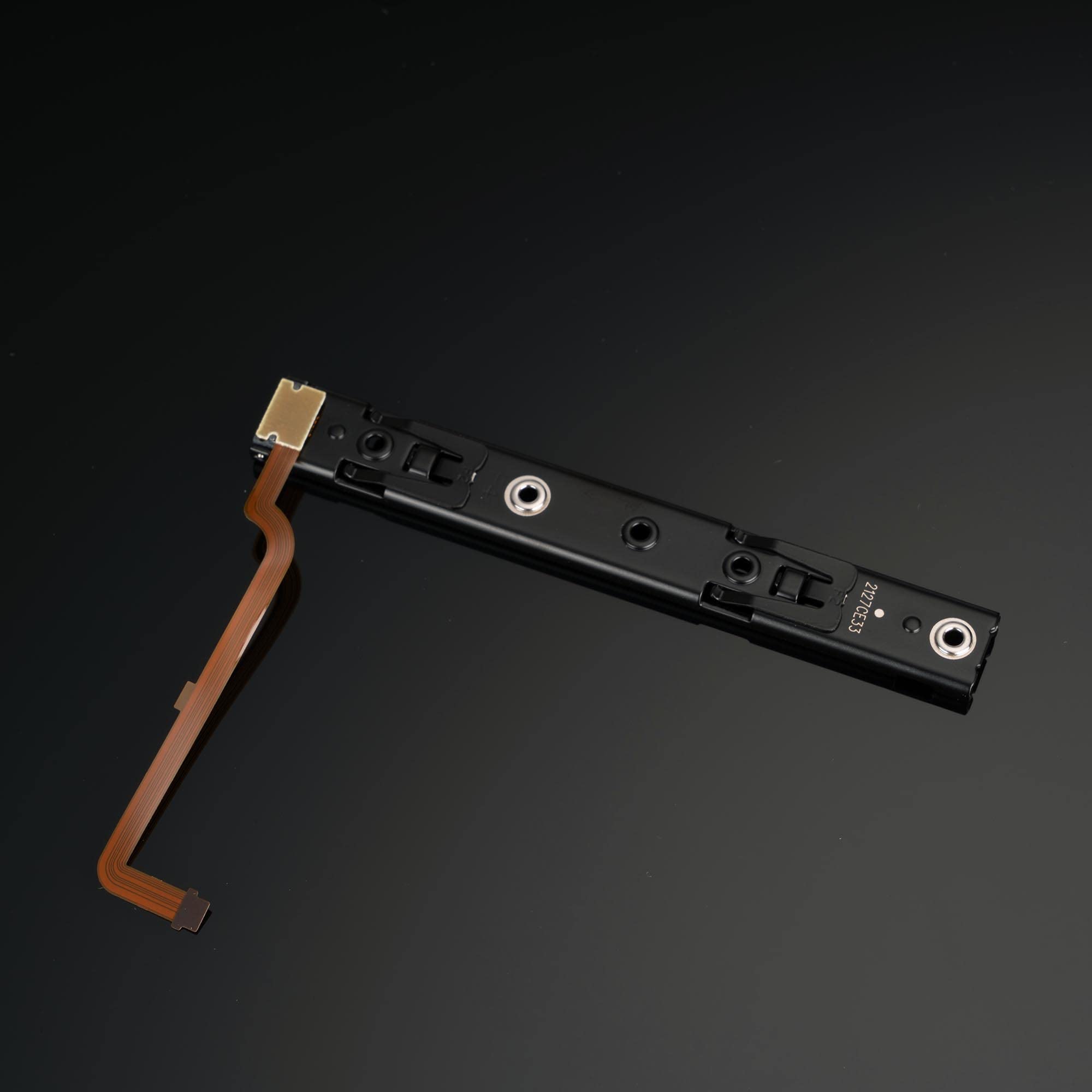 Avericht Replacement Left Slider Rail with Ribbon Cable for Nintendo Switch Console, Metal Slider Bracket Replacement Part. (Left)